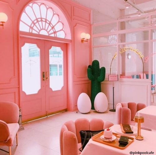 Stylenanda Pink Pool Café - Etourism Korea