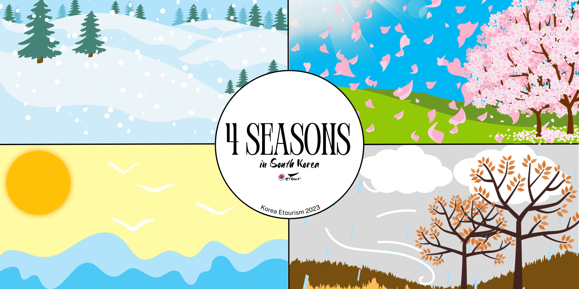 4 Seasons in South Korea - Etourism Korea DMC